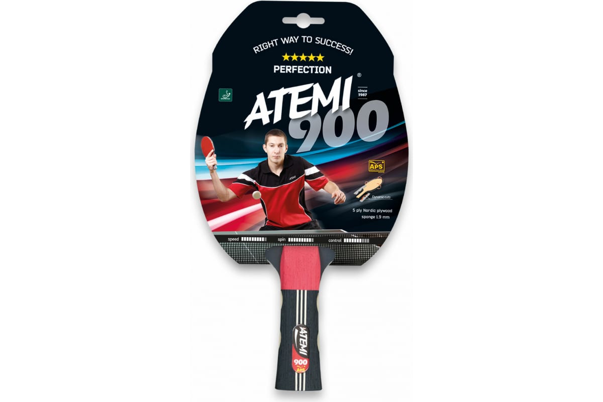 Ракетка для настольного тенниса Atemi 900 CV: купить в Иркутске по цене ...