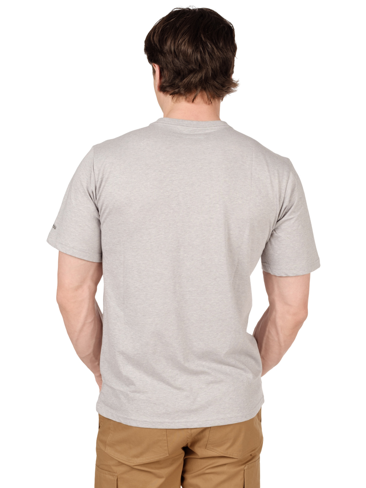 Футболка мужская Columbia CSC Basic Logo Sleeve серый: купить в ...